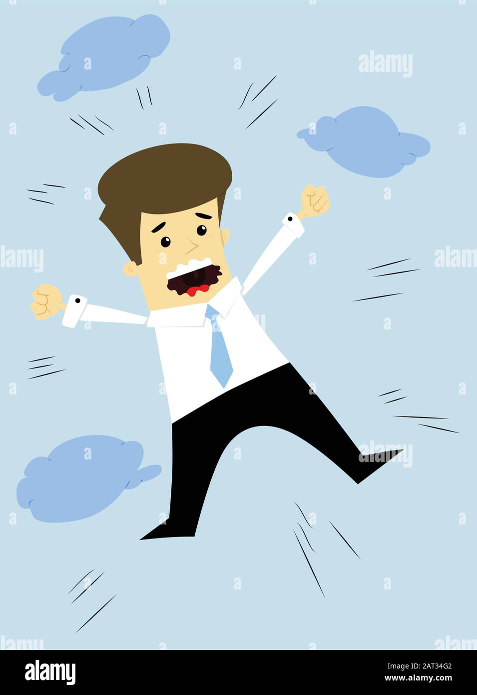 Fear vector vectors hi-res stock photography and images - Alamy