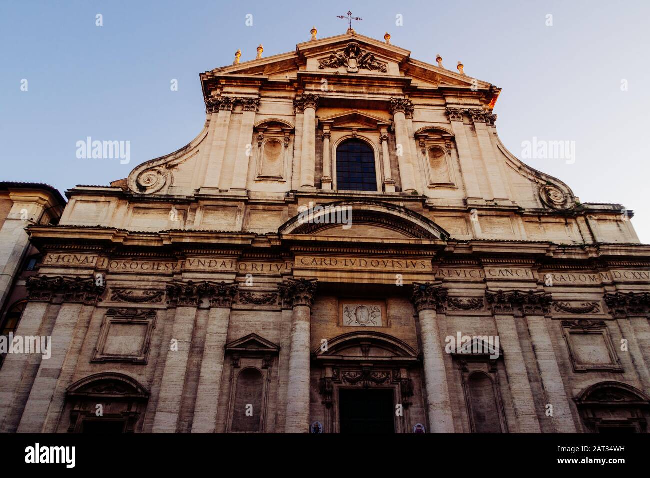 Rome Italy Church St Ignatius Stock Photos & Rome Italy Church St ...
