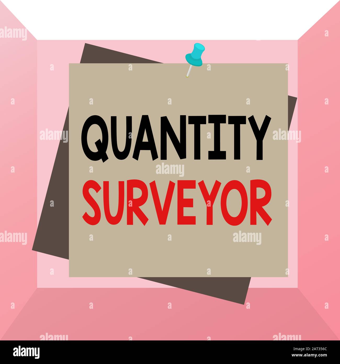 Conceptual hand writing showing Quantity Surveyor. Concept meaning ...