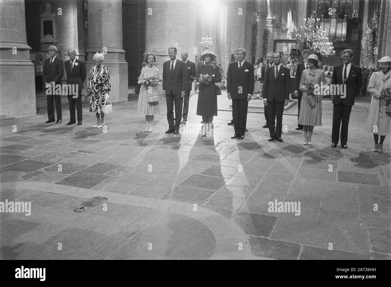 Commemoration in the Nieuwe Kerk in Delft of the 400th anniversary of ...