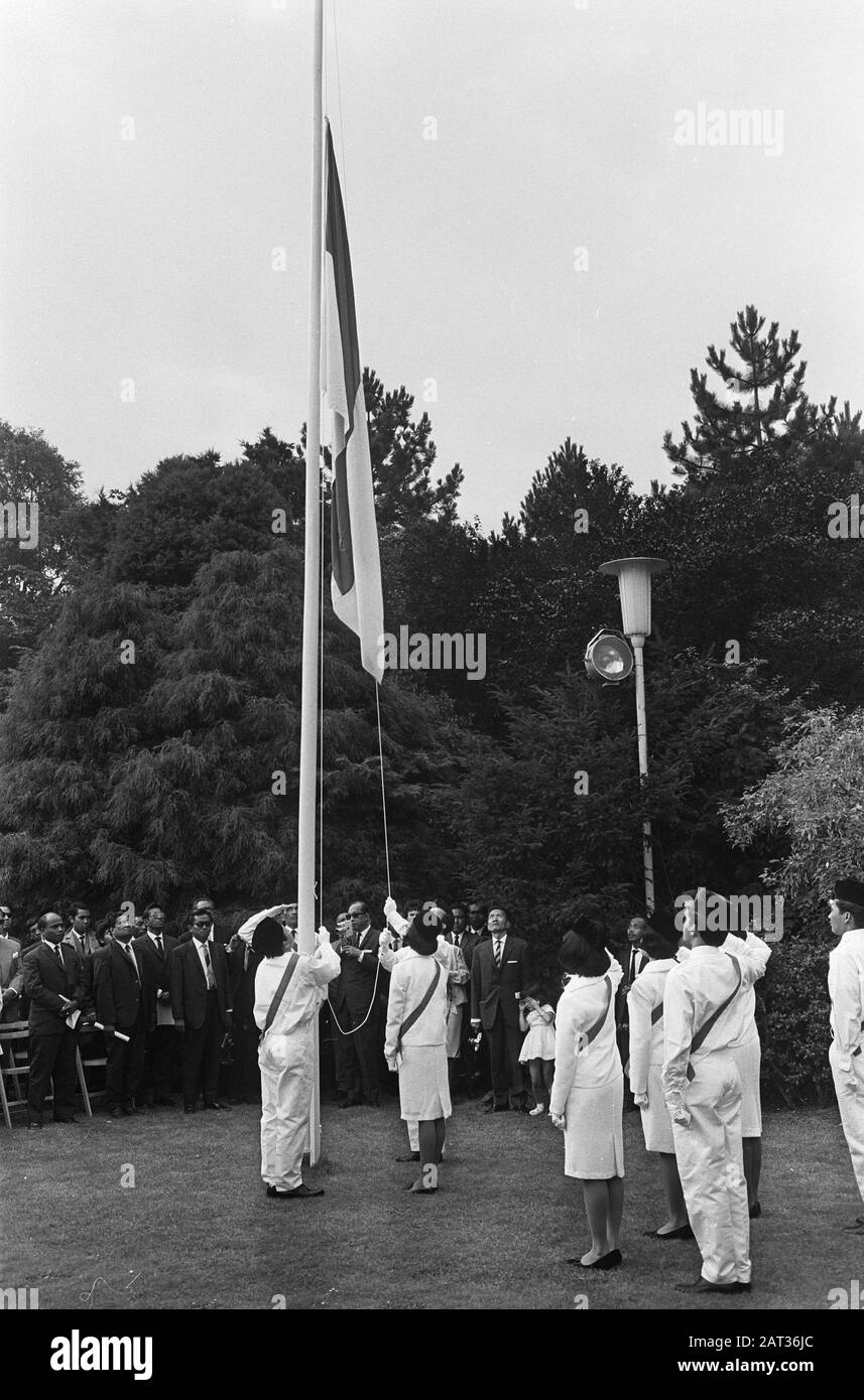 Indonesian flag ceremony Black and White Stock Photos & Images - Alamy