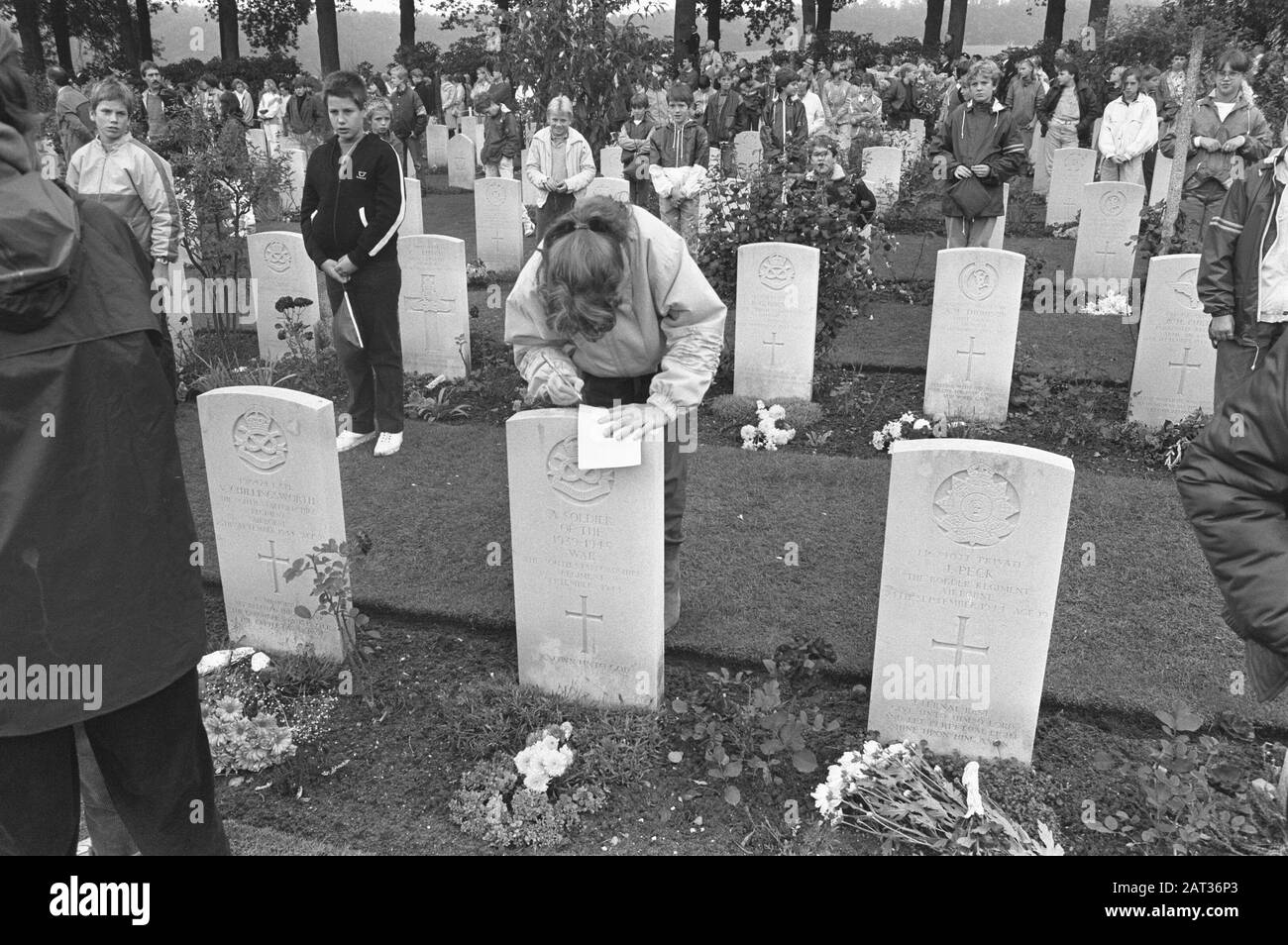 Commemoration Battle of Arnhem at Airborne cemetery, Oosterbeek ...