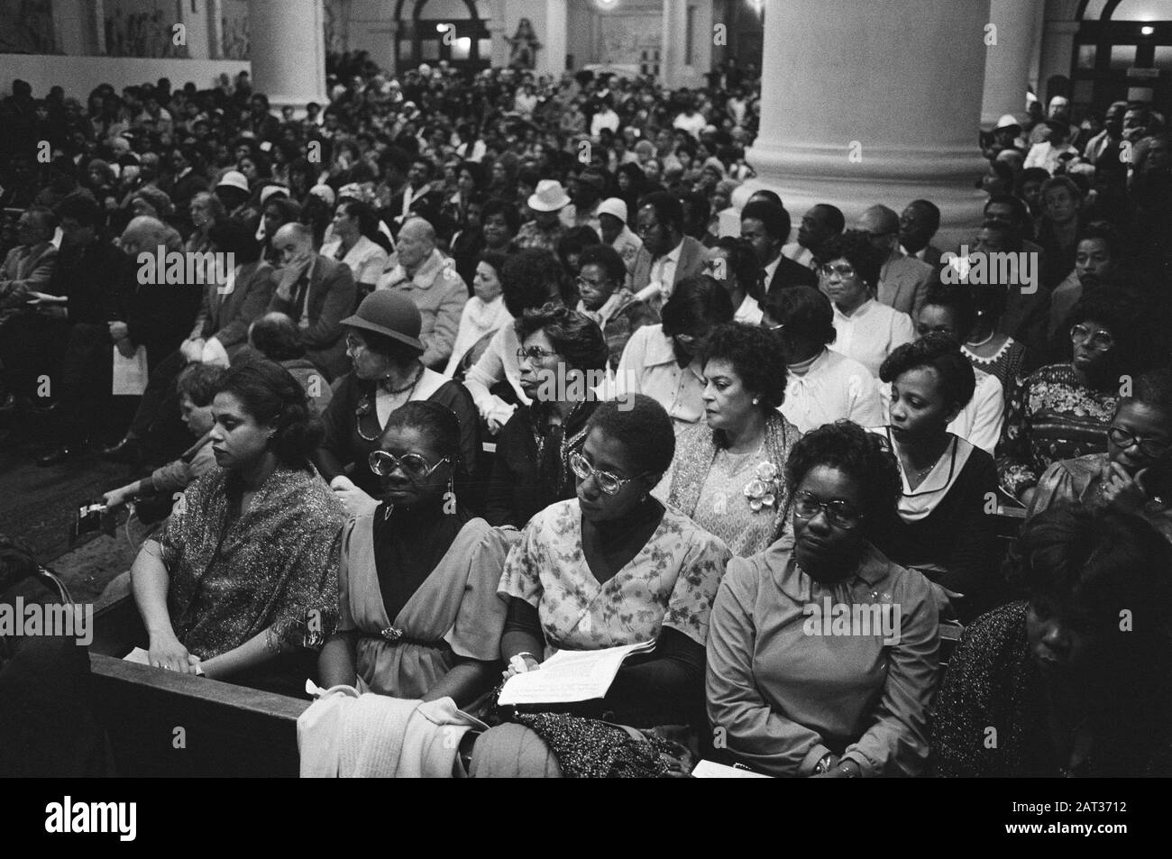 Memorial service in the Moses and Aaron Church in Amsterdam after the ...