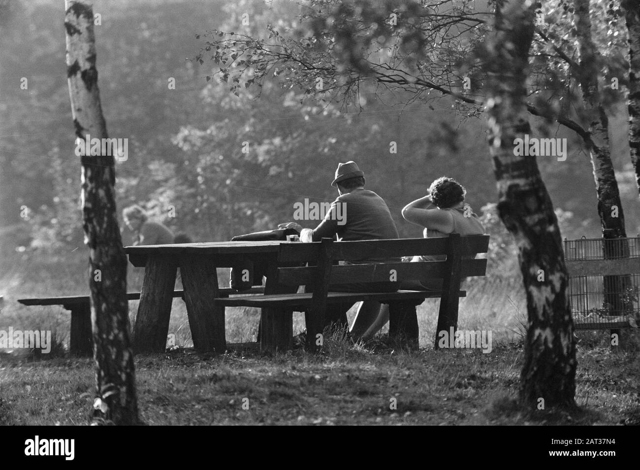 Woman man back view Black and White Stock Photos & Images - Alamy