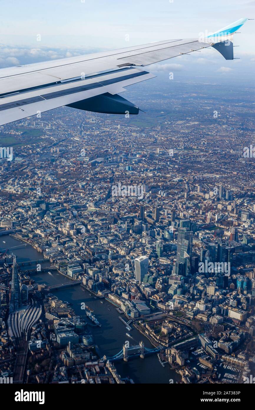 Aerial view of London Stock Photo - Alamy