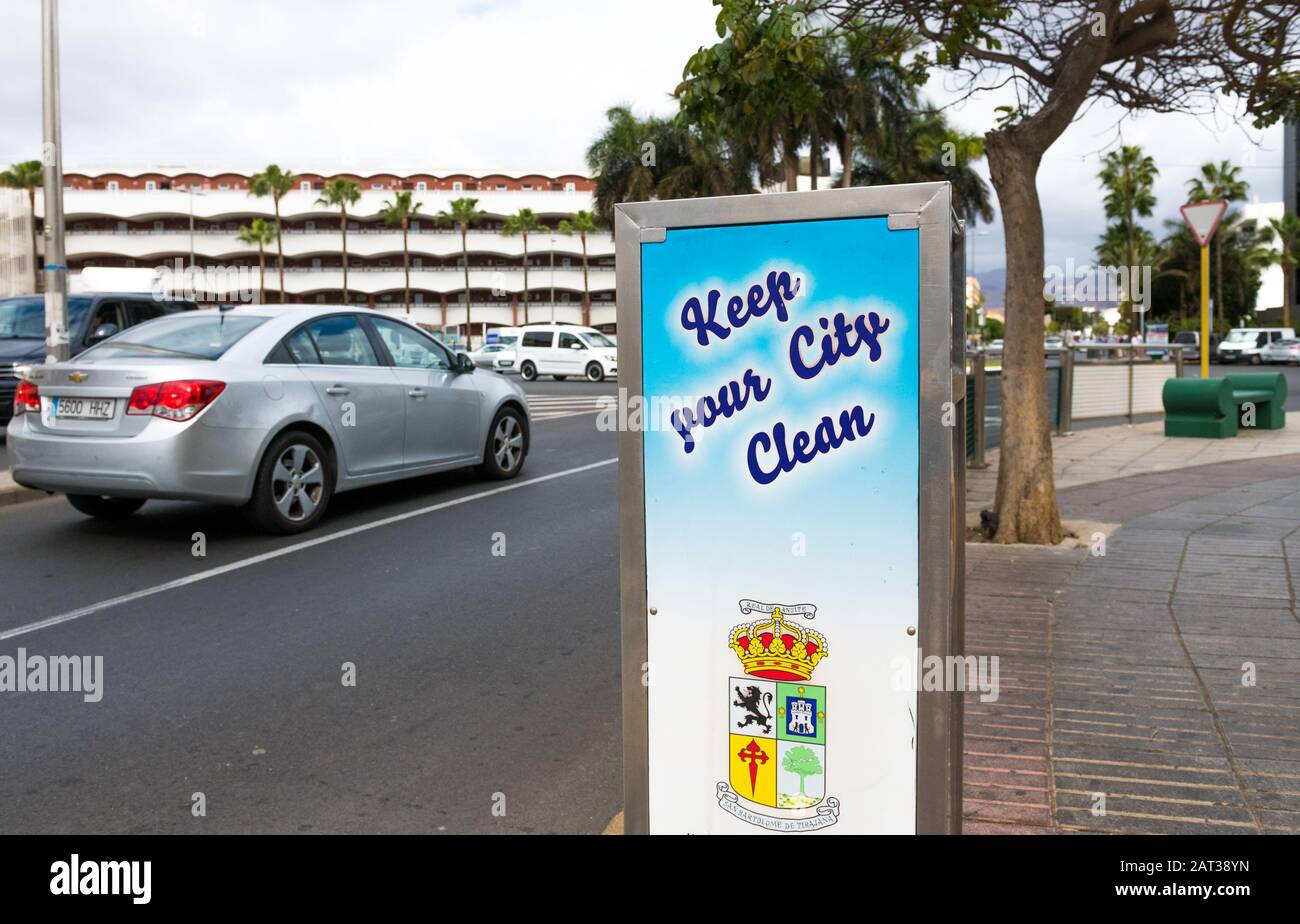 Keep city clean hi-res stock photography and images - Alamy