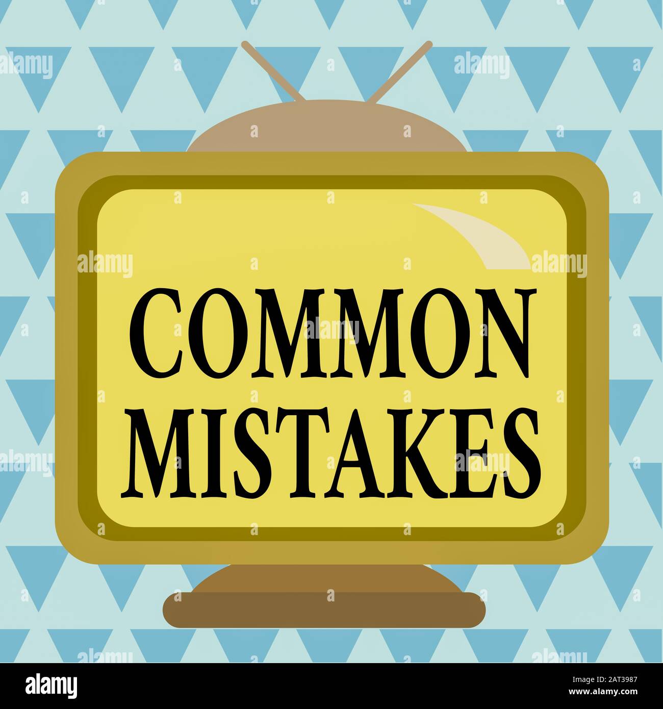 Writing note showing Common Mistakes. Business concept for actions that ...