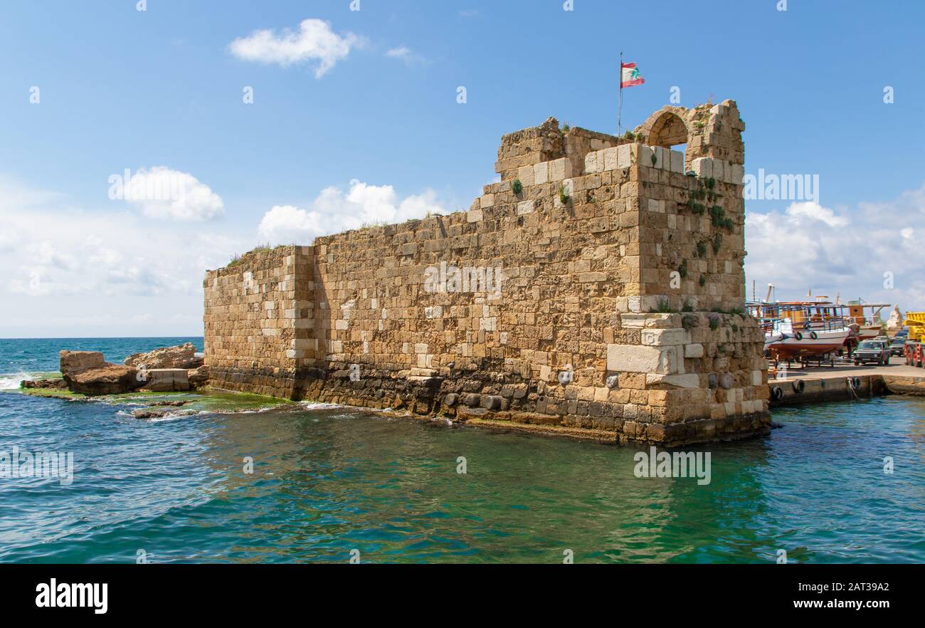 A UNESCO World Heritage Site, the Old Town of Byblos displays a ...