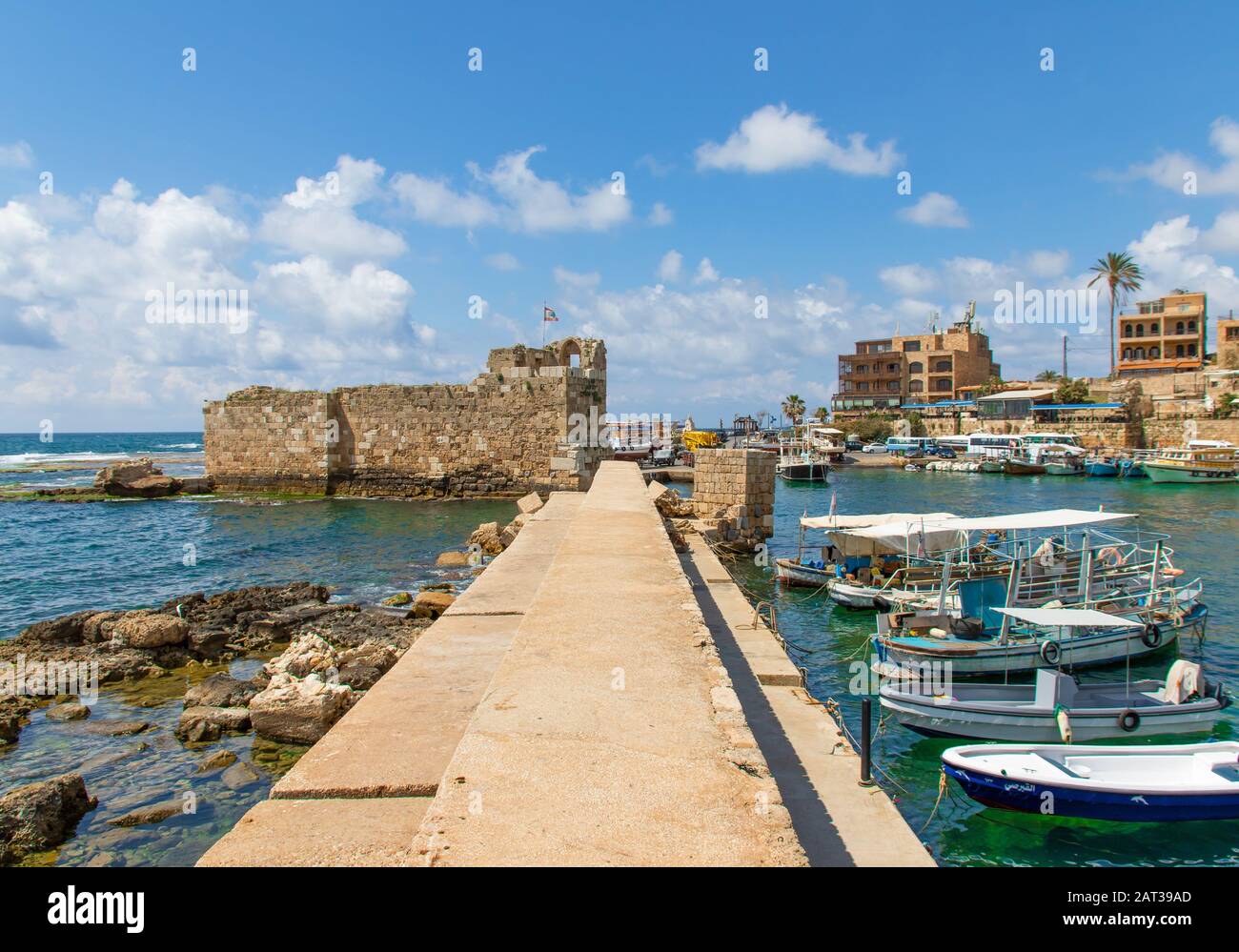 A UNESCO World Heritage Site, the Old Town of Byblos displays a ...