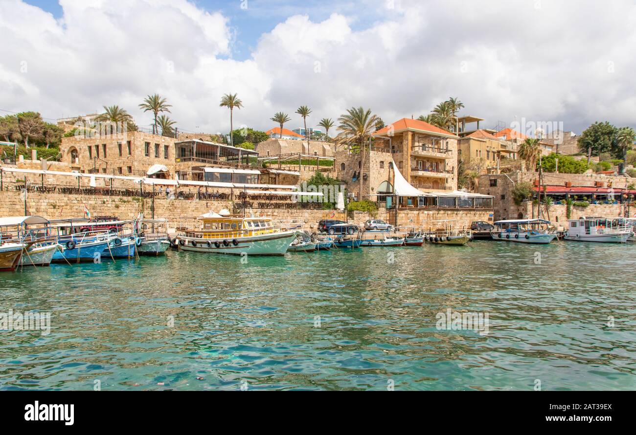 A UNESCO World Heritage Site, the Old Town of Byblos displays a ...