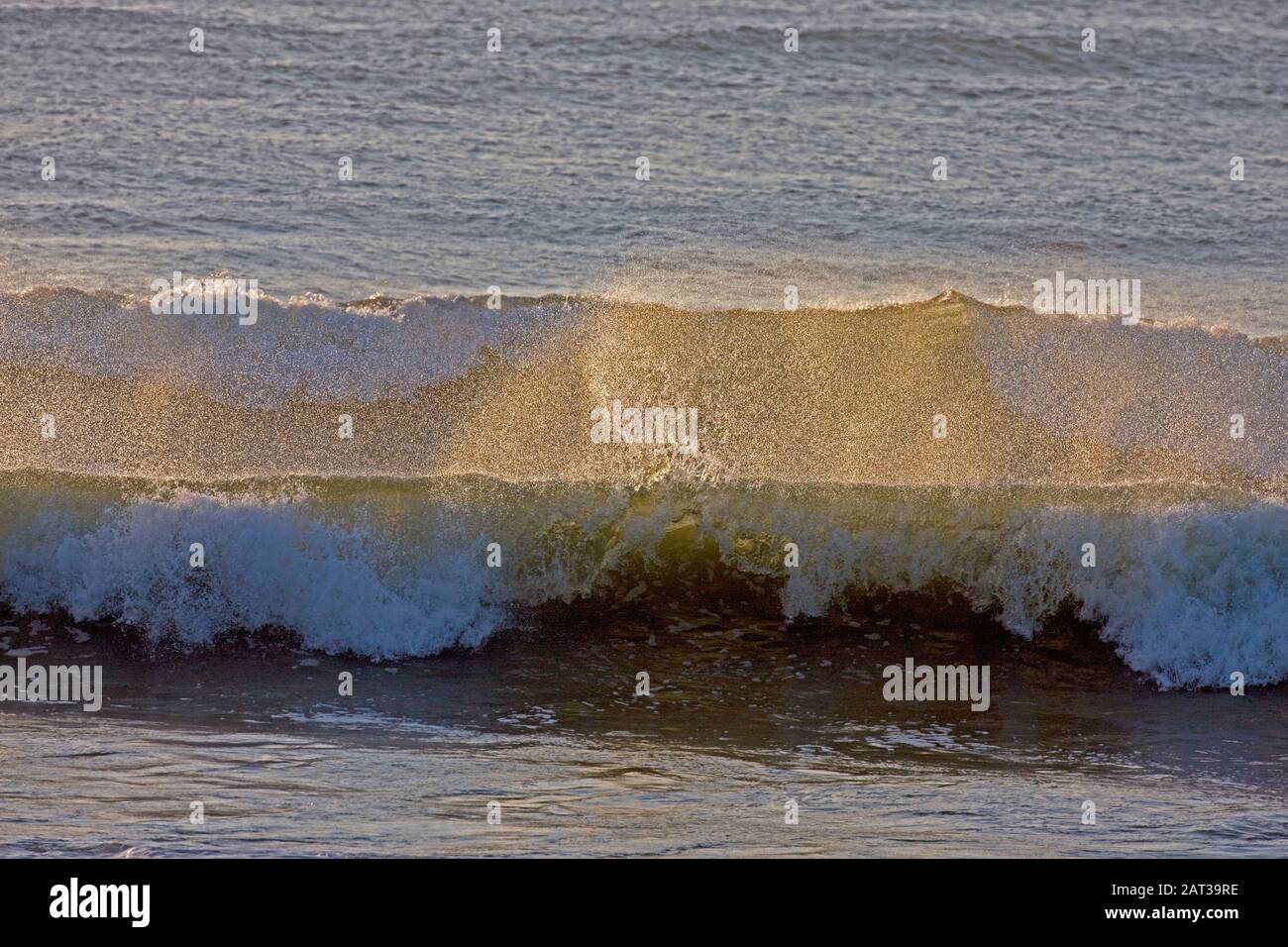 Waves in Atlantic Ocean, Cape Cross in Namibia Stock Photo - Alamy