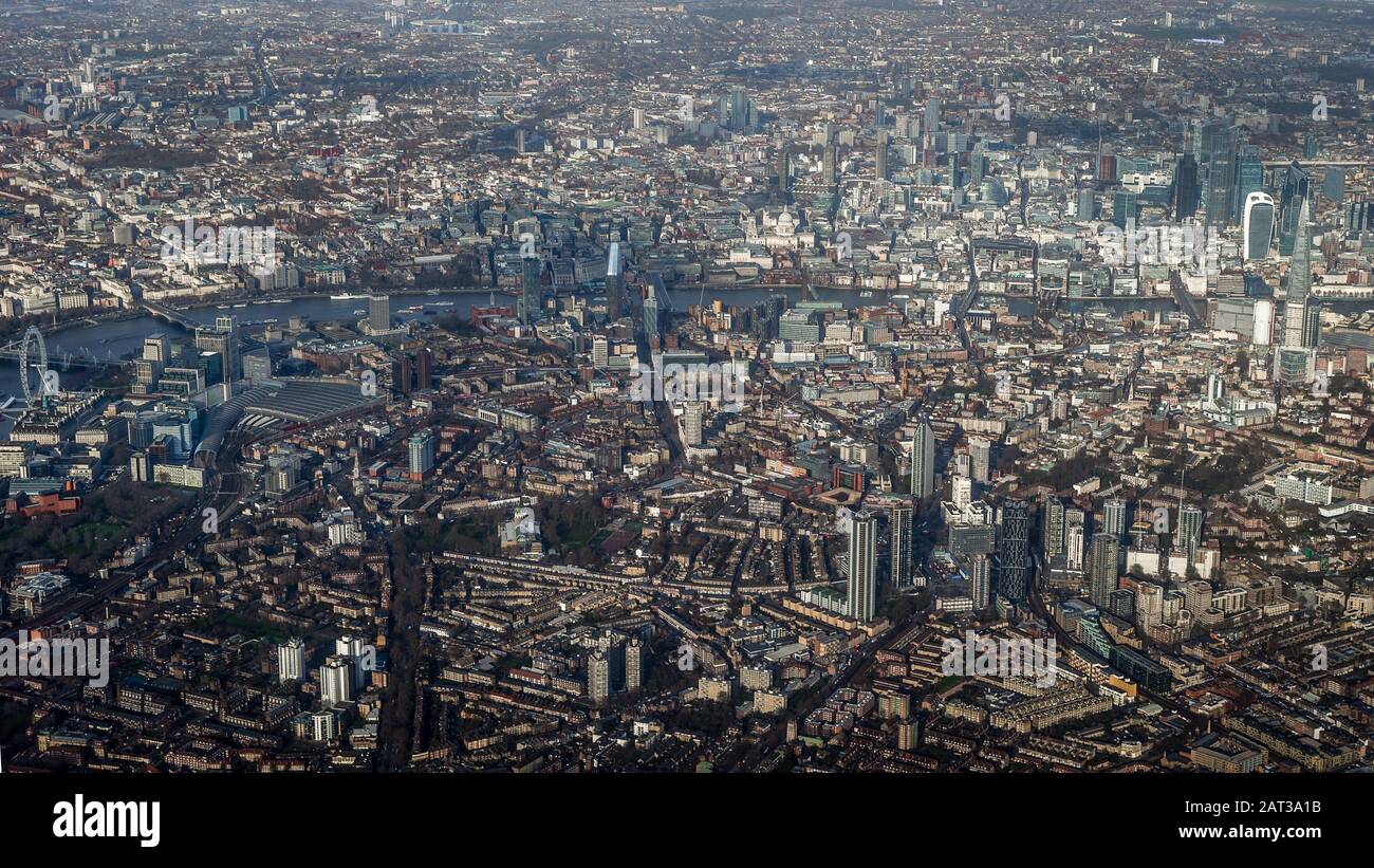 Aerial view of London Stock Photo - Alamy
