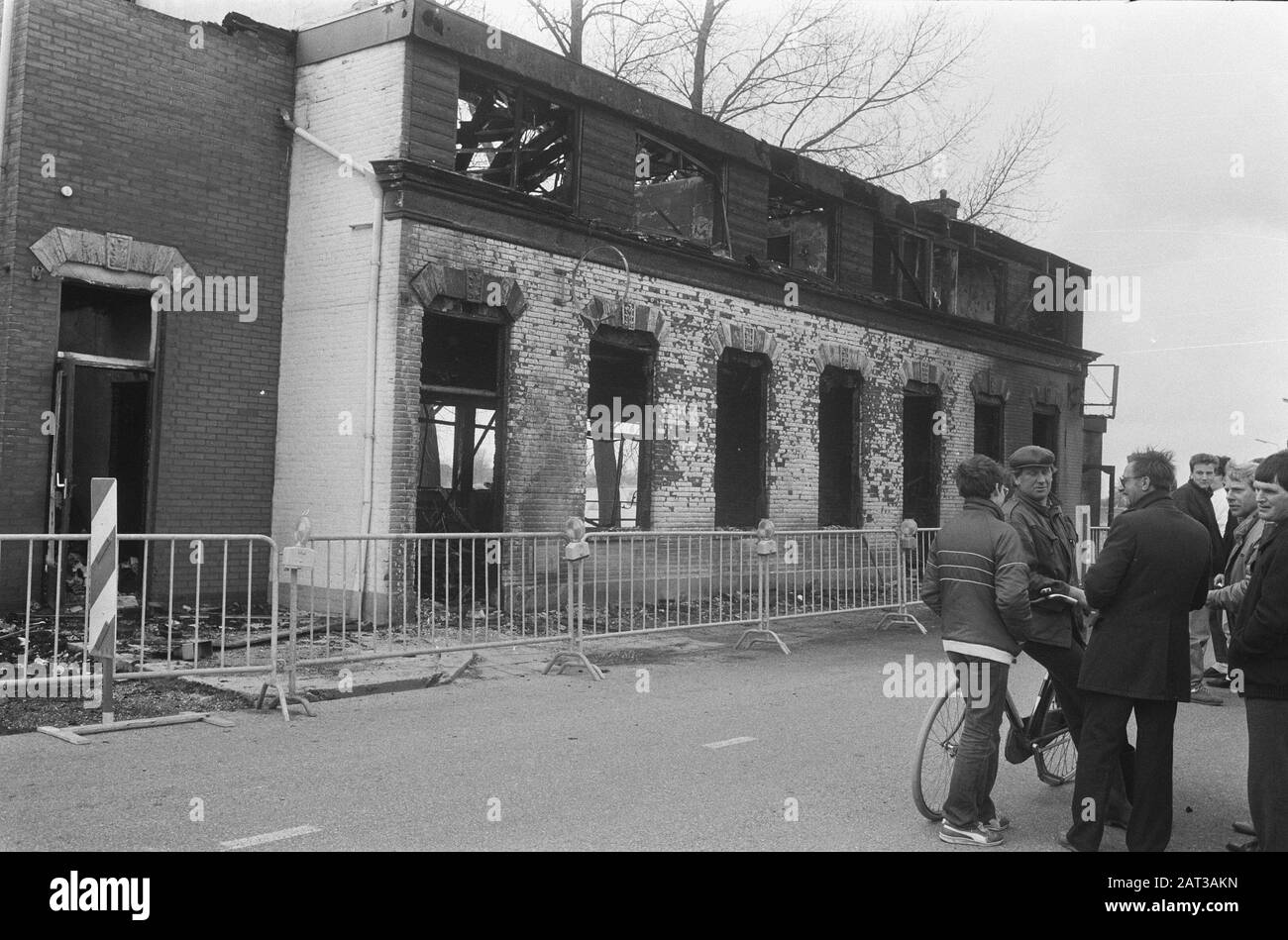 Burnt out hotel Black and White Stock Photos & Images - Alamy