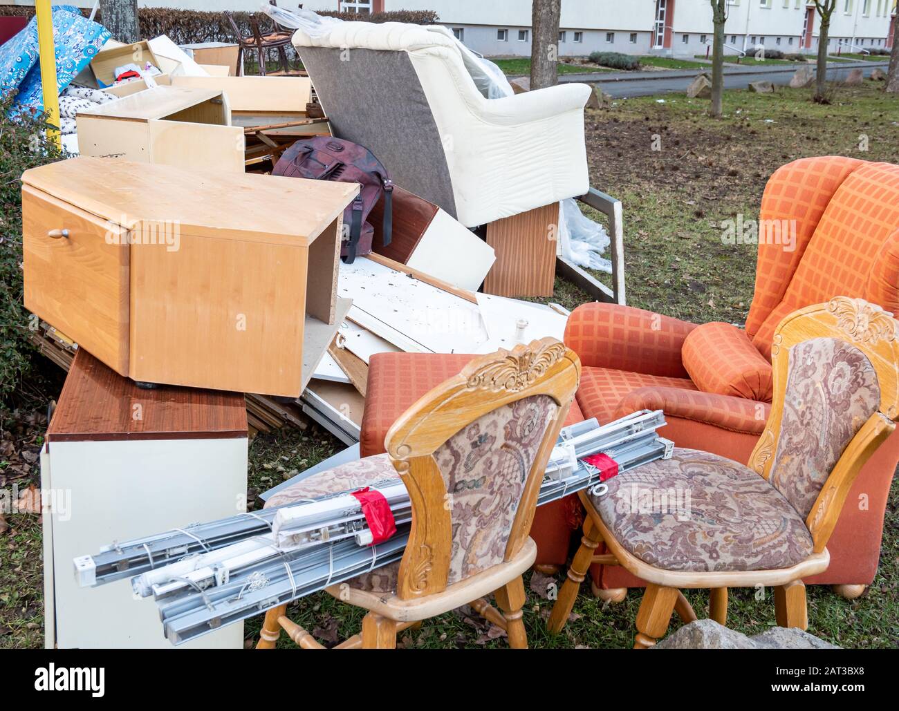 Pile of bulky waste hi-res stock photography and images - Alamy