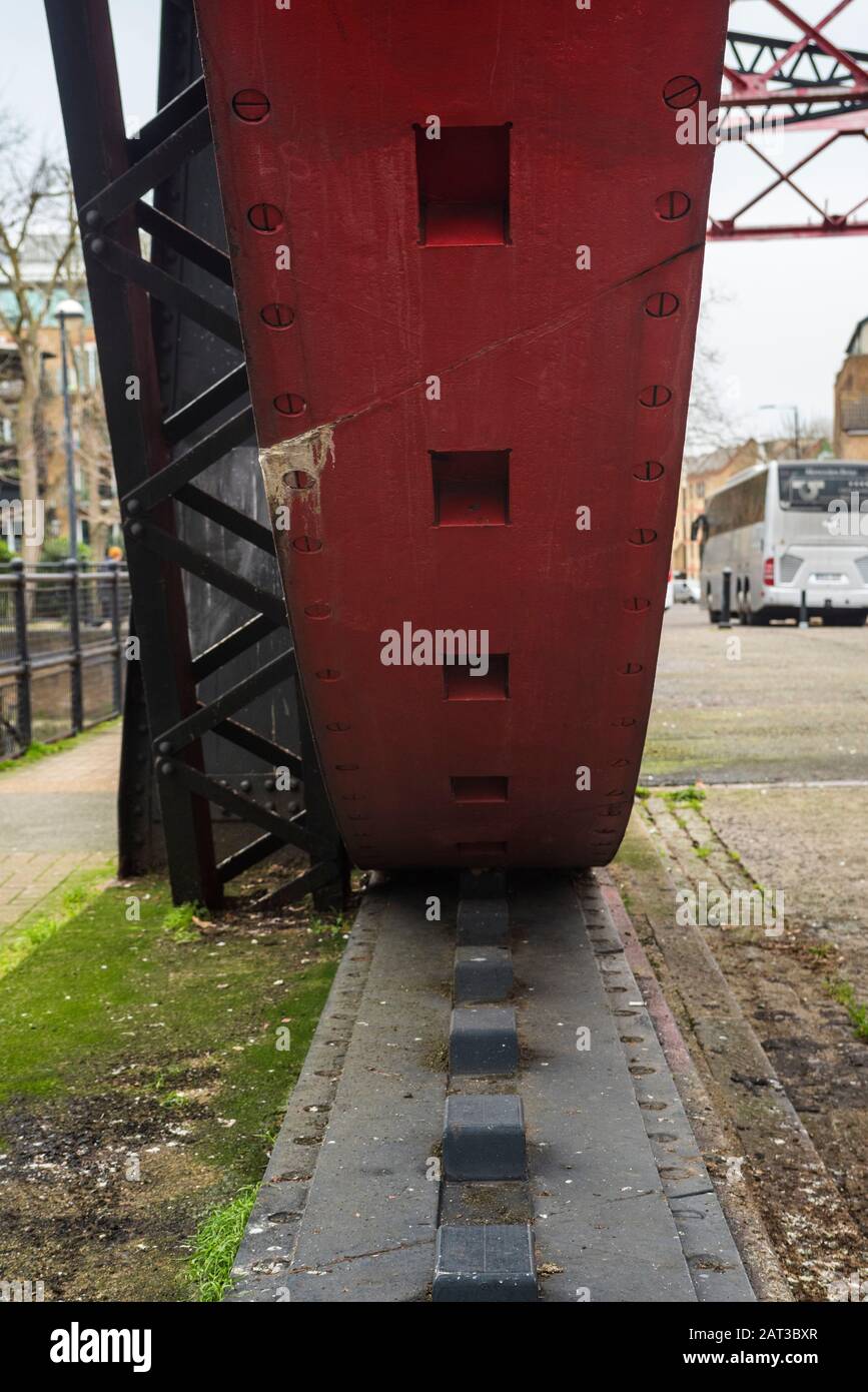 The Surrey Basin Bascule Bridge on Rotherhithe Street, London,UK ...