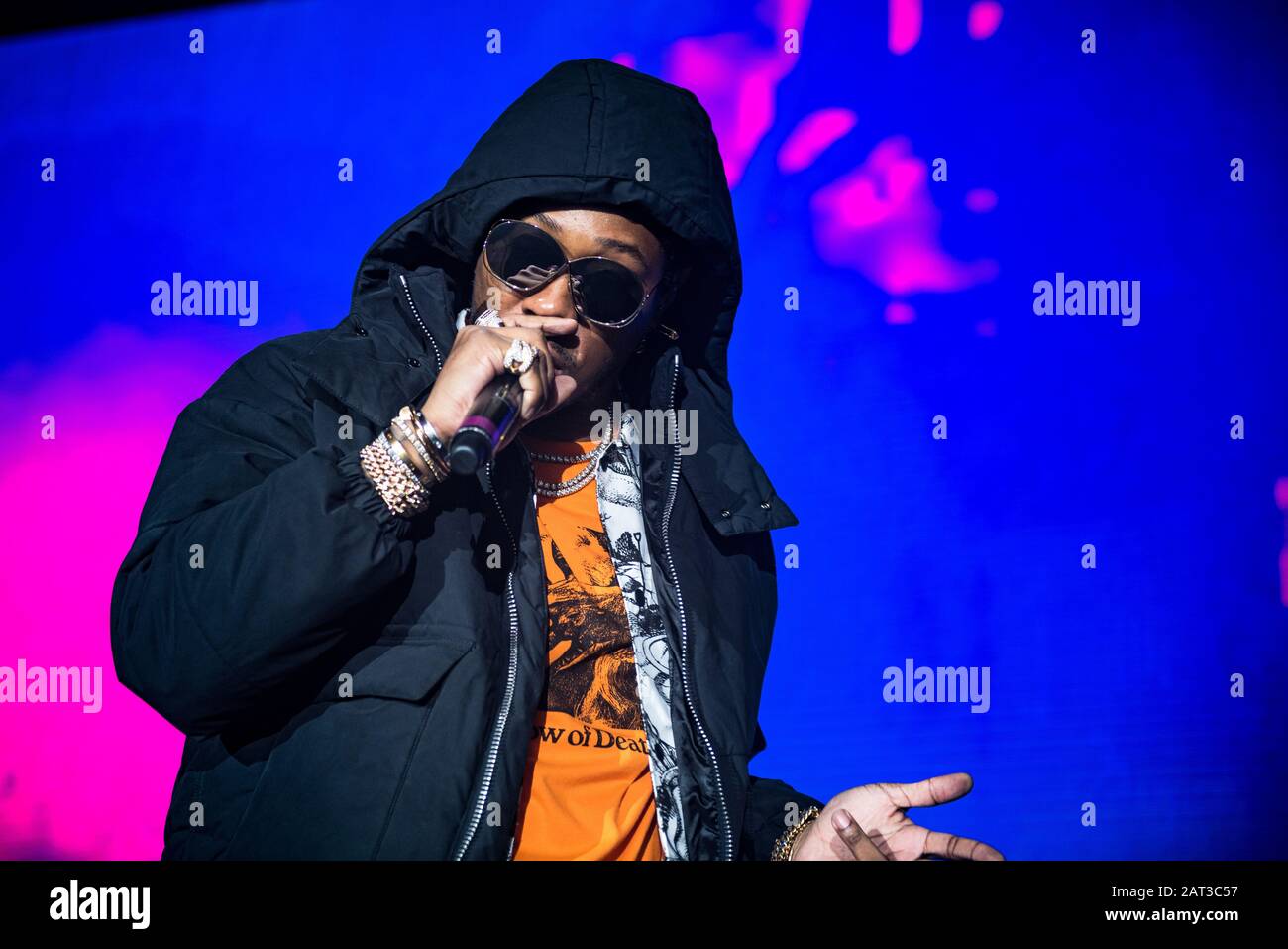 Denmark, Copenhagen - October 12, 2017. The American rapper and ...