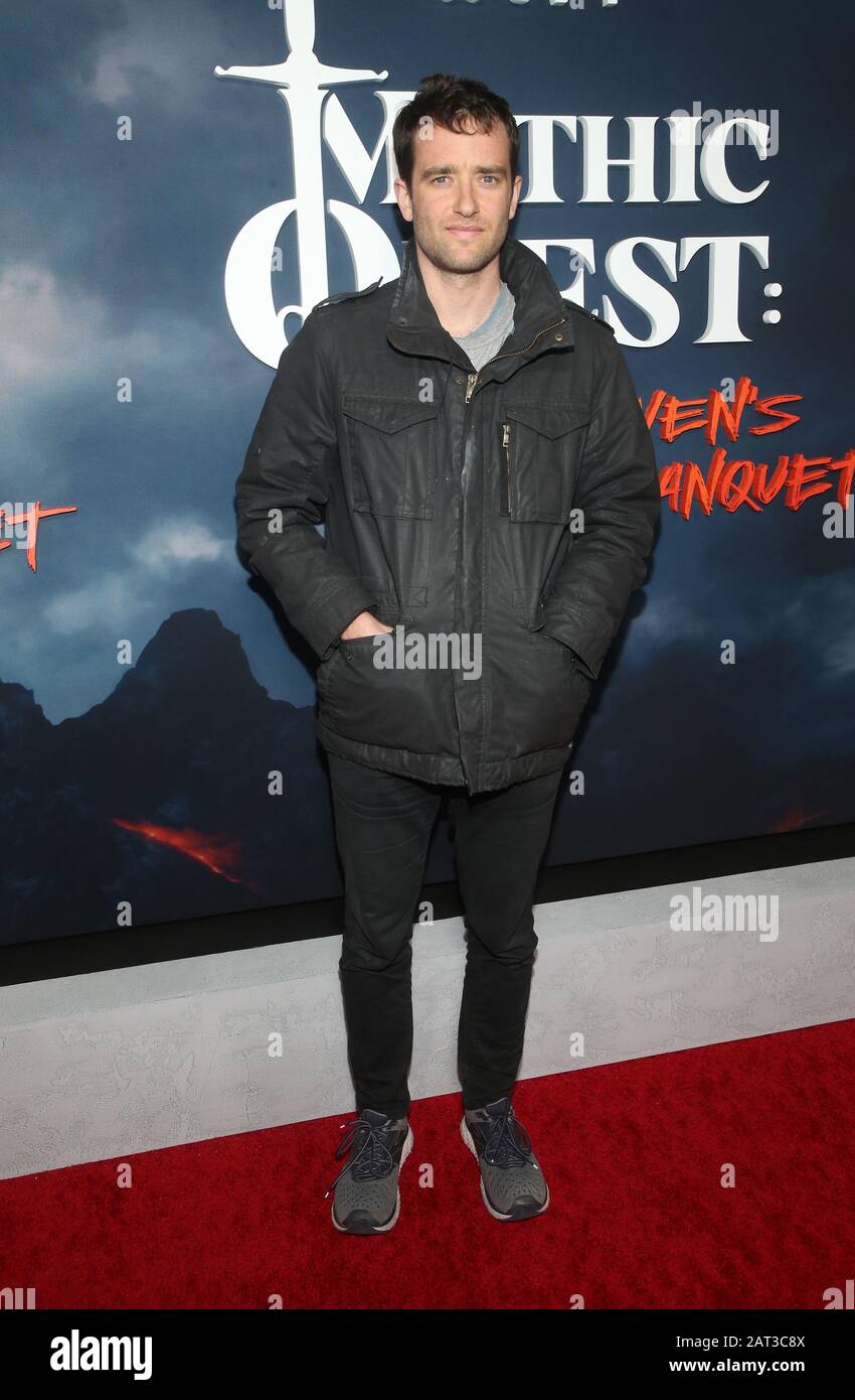 29 January 2020 - Hollywood, California - Aaron Geary. Premiere Of ...