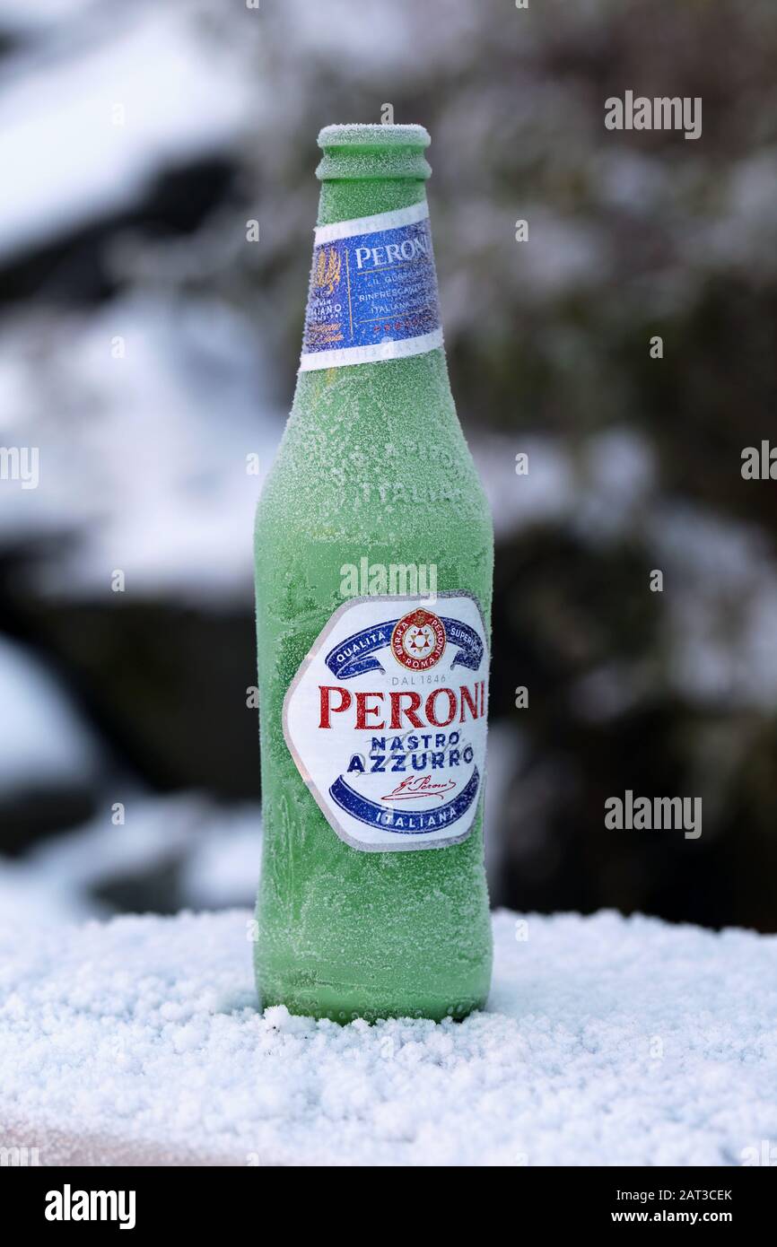 Peroni beer logo hi-res stock photography and images - Alamy