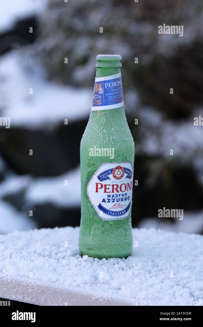 Peroni beer logo hi-res stock photography and images - Alamy