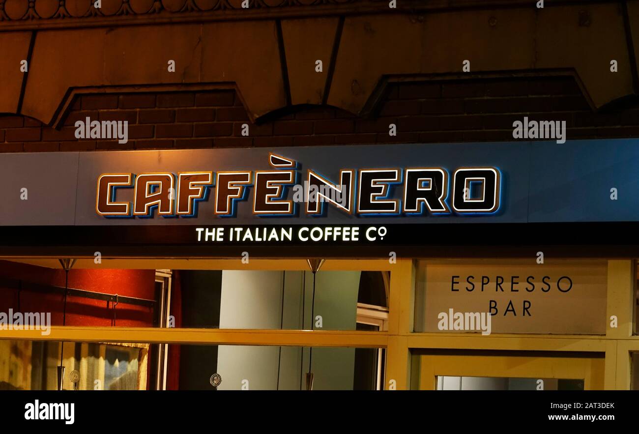 Caffe nero logo sign hi-res stock photography and images - Alamy