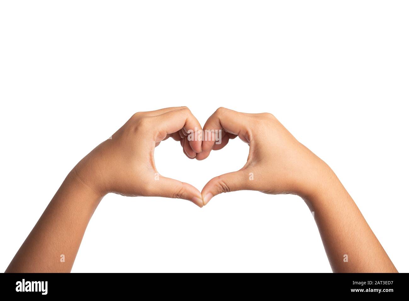 Female hand making thumb Cut Out Stock Images & Pictures - Alamy