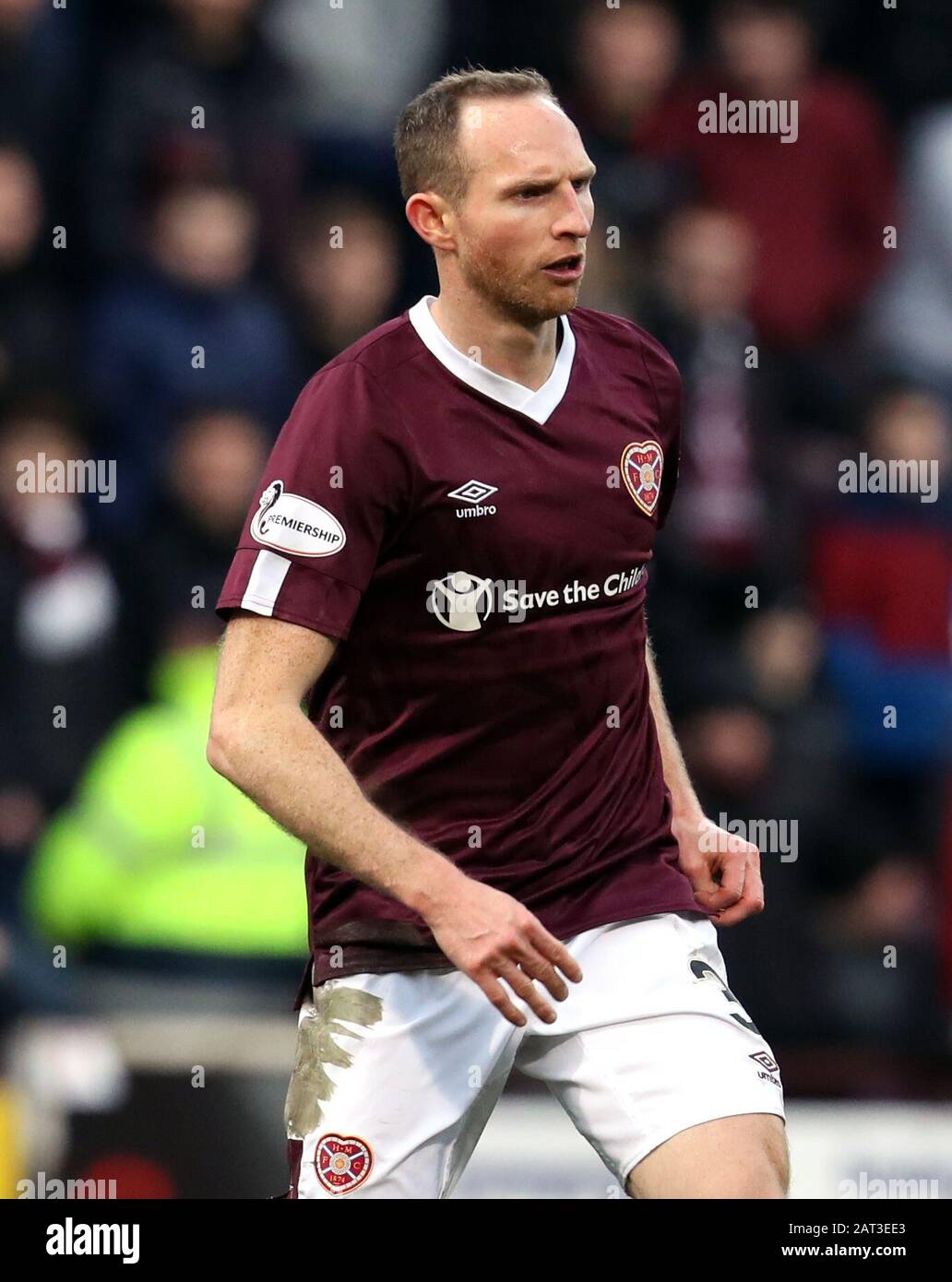 Heart of Midlothian's Aidan White Stock Photo - Alamy