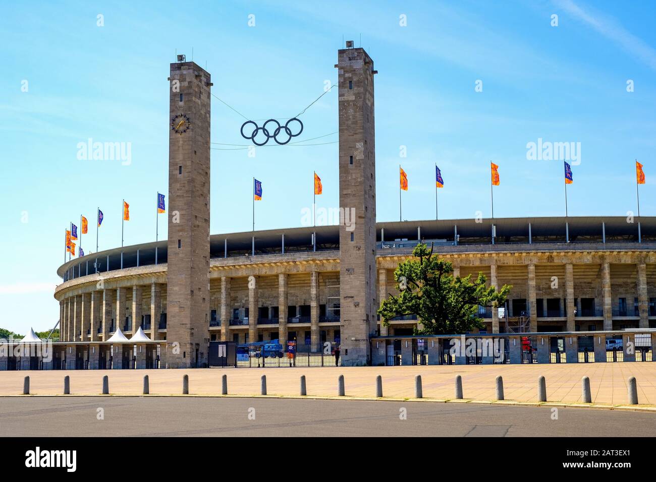Berlin, Berlin state / Germany - 2018/07/31: Exterior of the historic ...