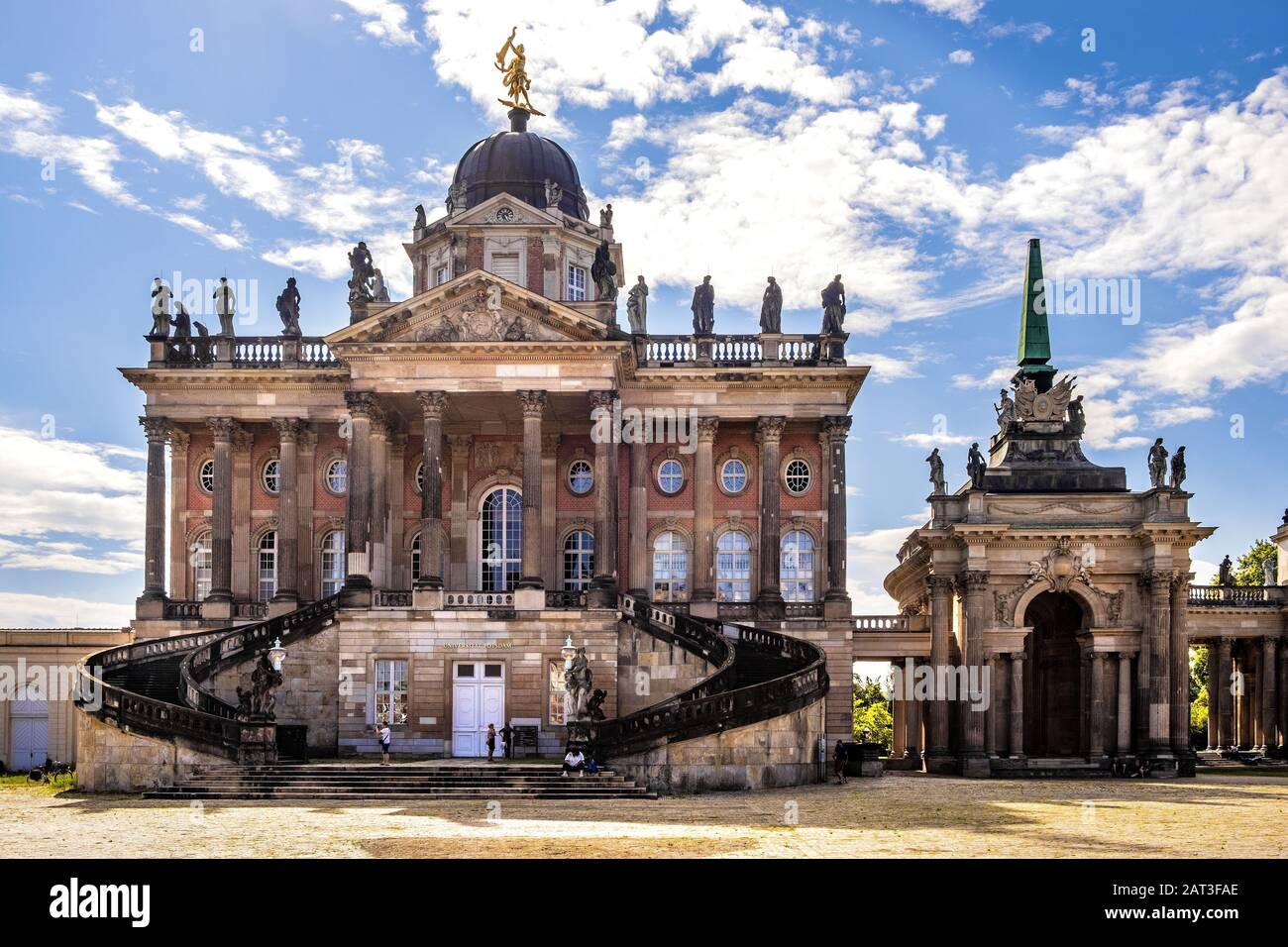 Potsdam, Brandenburg / Germany - 2018/07/29: Historic buildings of the ...