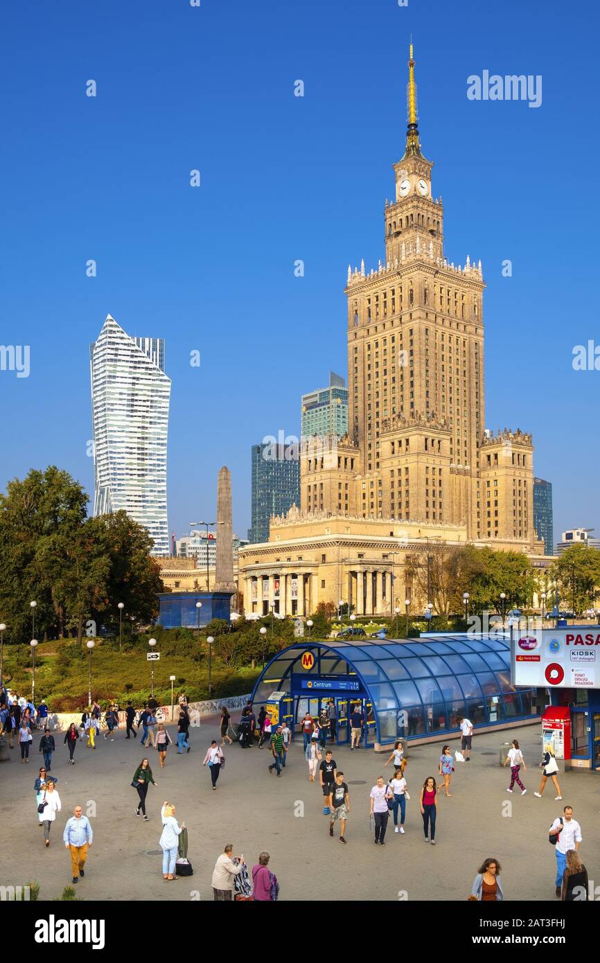 Outside palace science culture in warsaw hi-res stock photography and ...