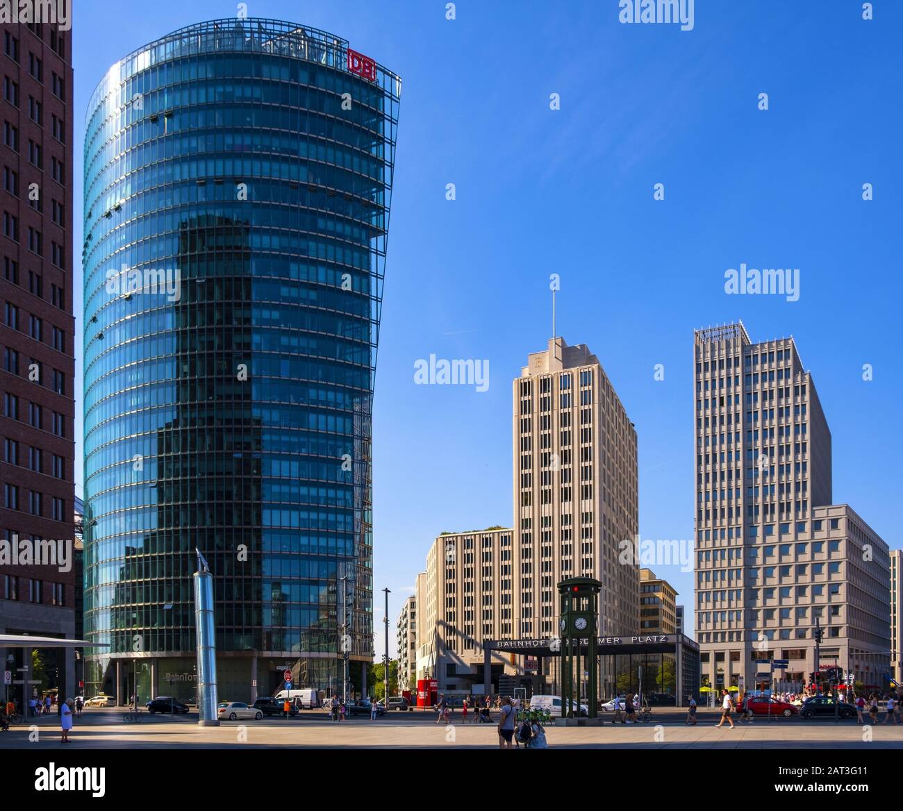 Berlin, Berlin state / Germany - 2018/07/31: Panoramic view of the ...