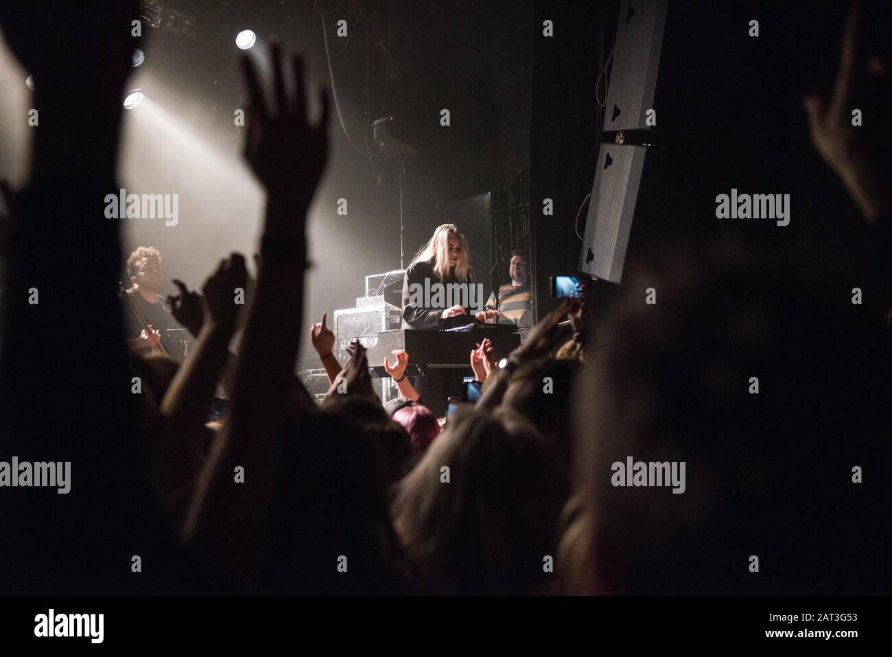 Copenhagen, Denmark. 11th, November 2017. The American rock band PVRIS ...