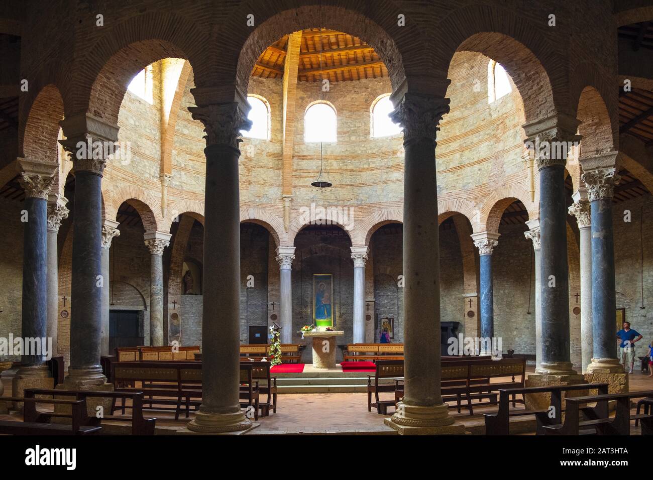 Perugia, Umbria / Italy - 2018/05/28: Interior of the V century Early ...