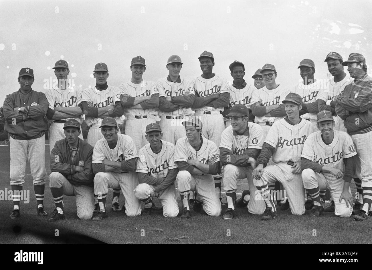 Baseball team of Sparta (Rotterdam) that became national champion after ...