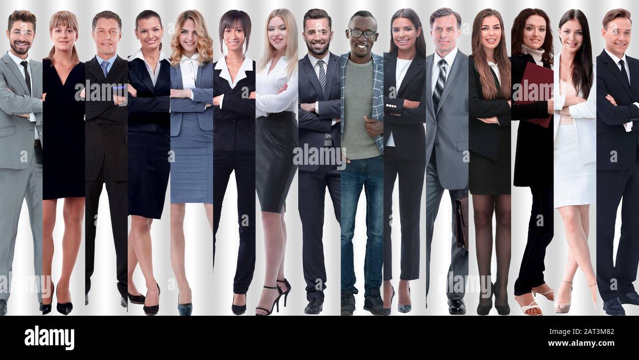 in full growth. the group is successful young entrepreneurs Stock Photo ...