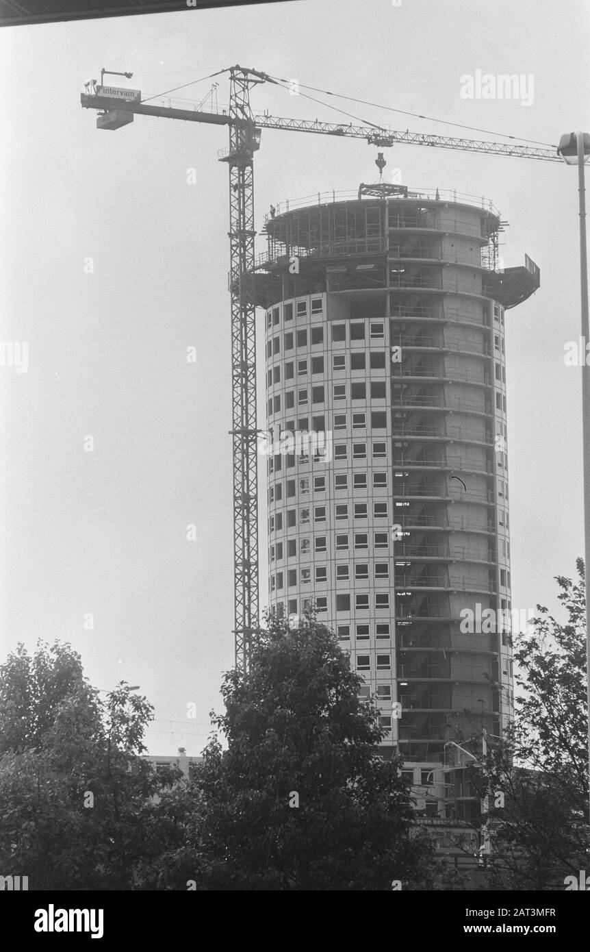 Highest point highest residential tower in The Hague reached Date: June ...