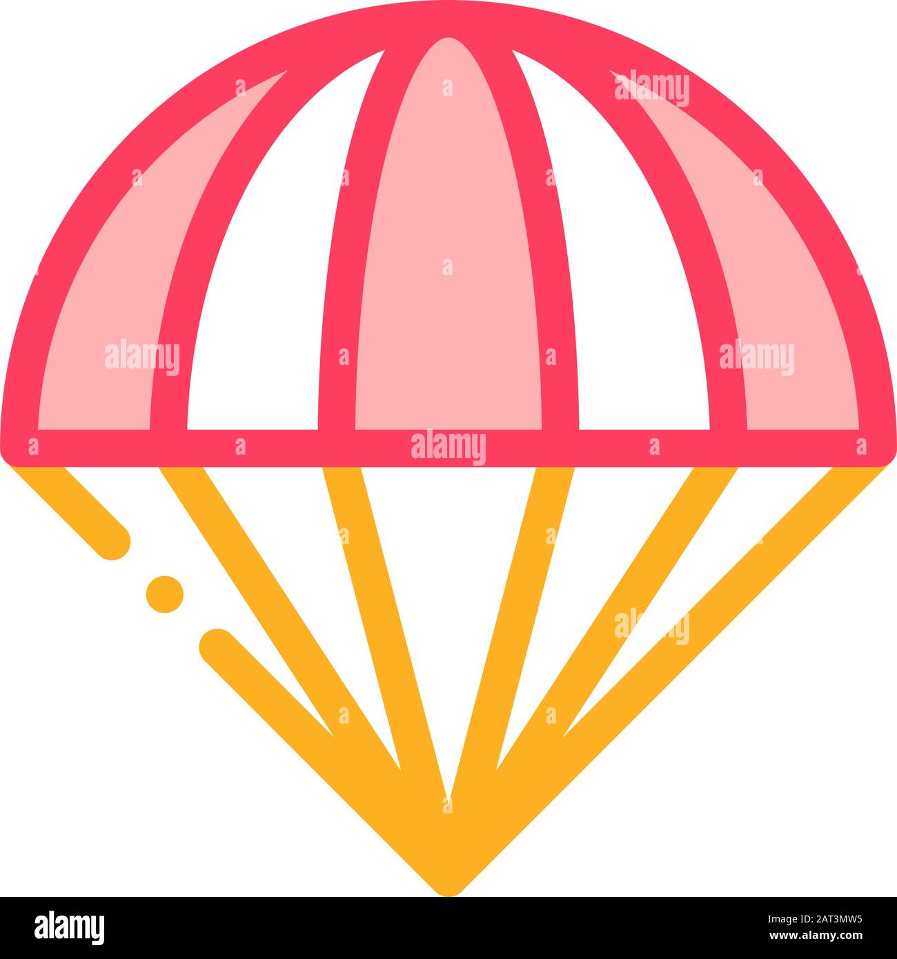 Parachute Icon Vector Outline Illustration Stock Vector Image & Art - Alamy