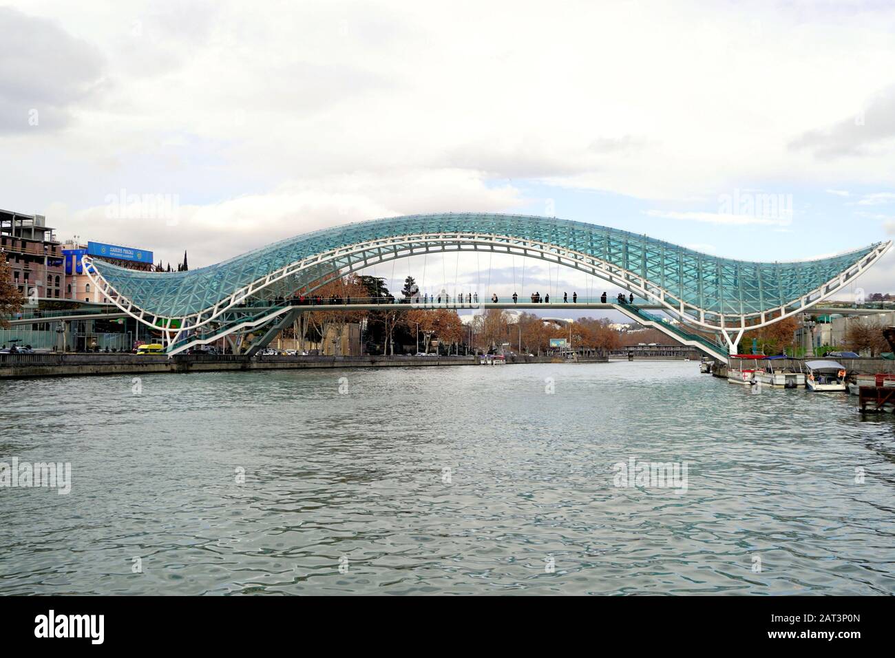 Peace Bridge, Tbilisi,Georgia Stock Photo - Alamy