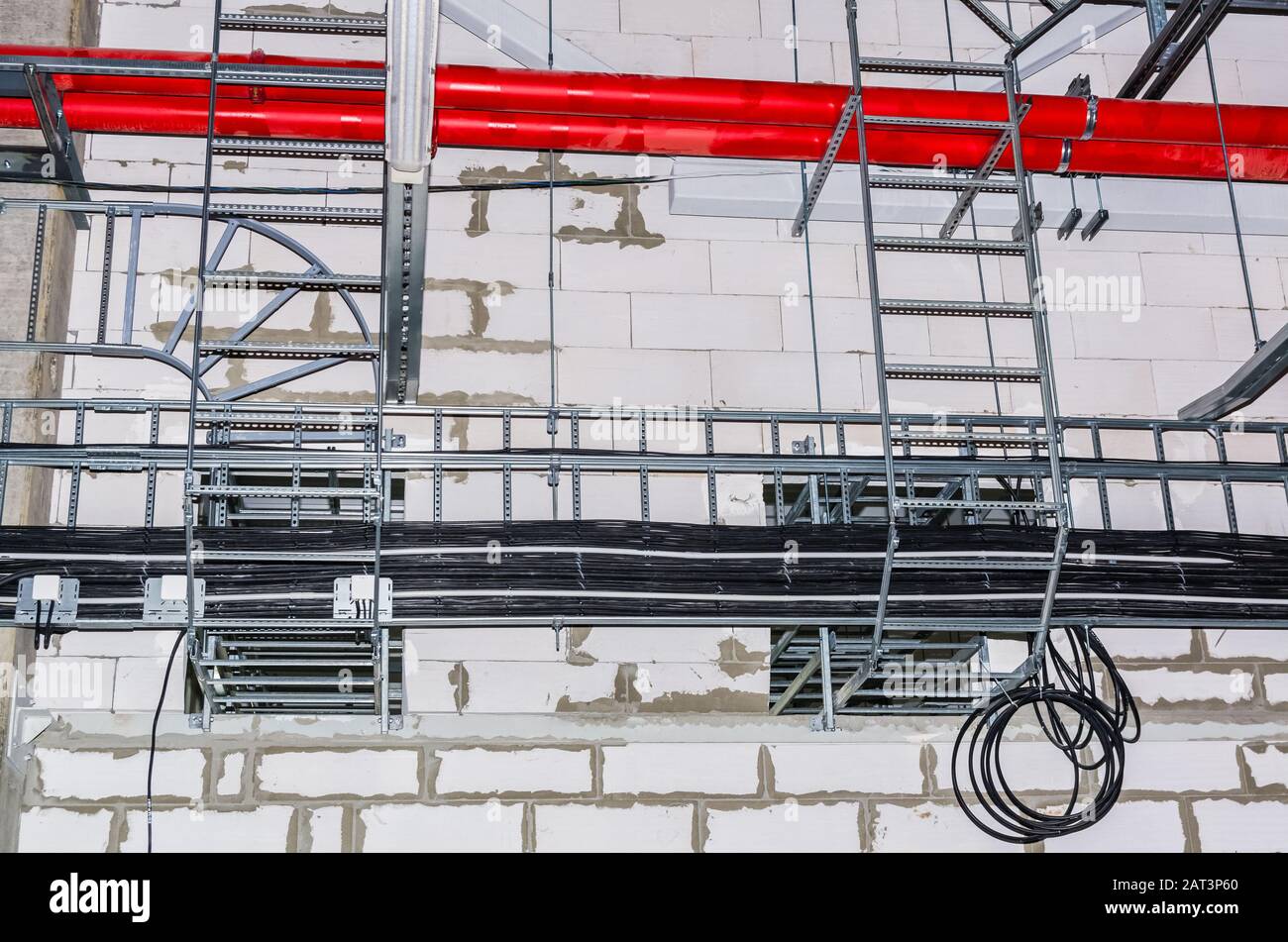 Cable trays hi-res stock photography and images - Alamy