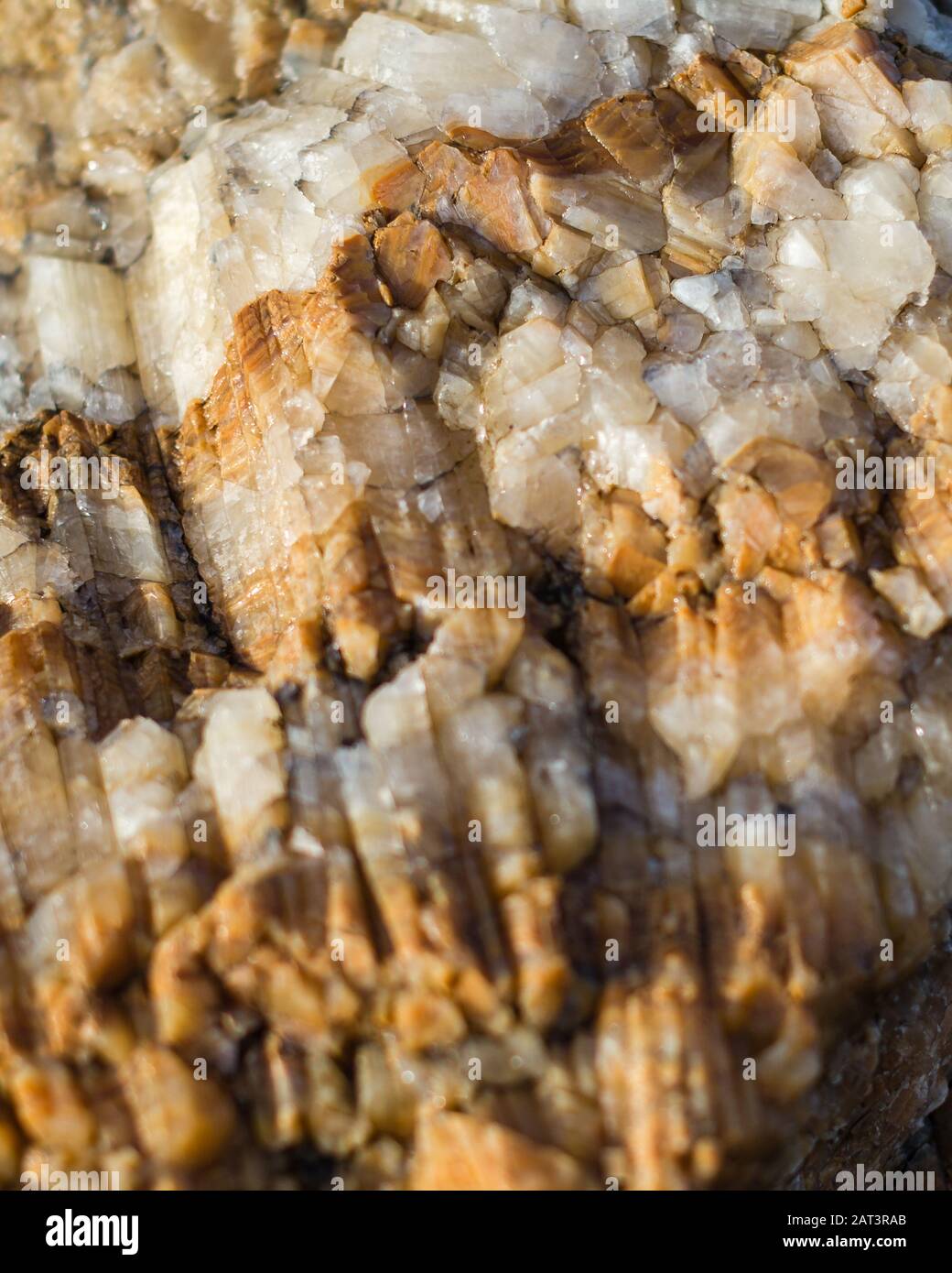 Close up of layered stone slab available for carving sculptures Stock ...