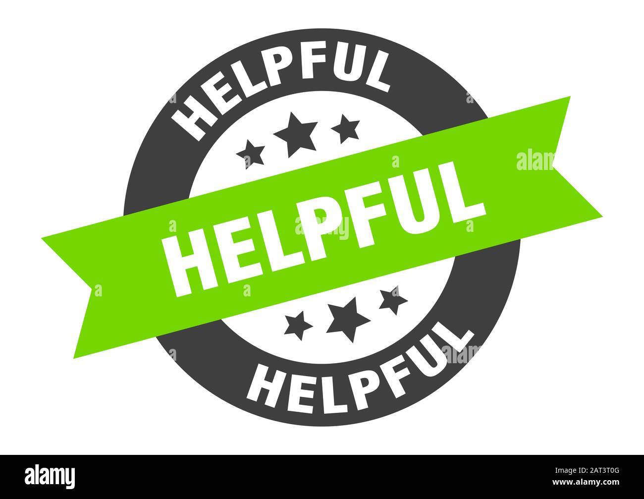 helpful sign. helpful round ribbon sticker. helpful tag Stock Vector ...