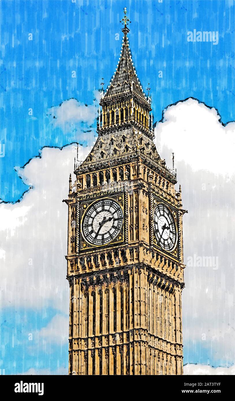 London streets landscape hi-res stock photography and images - Alamy