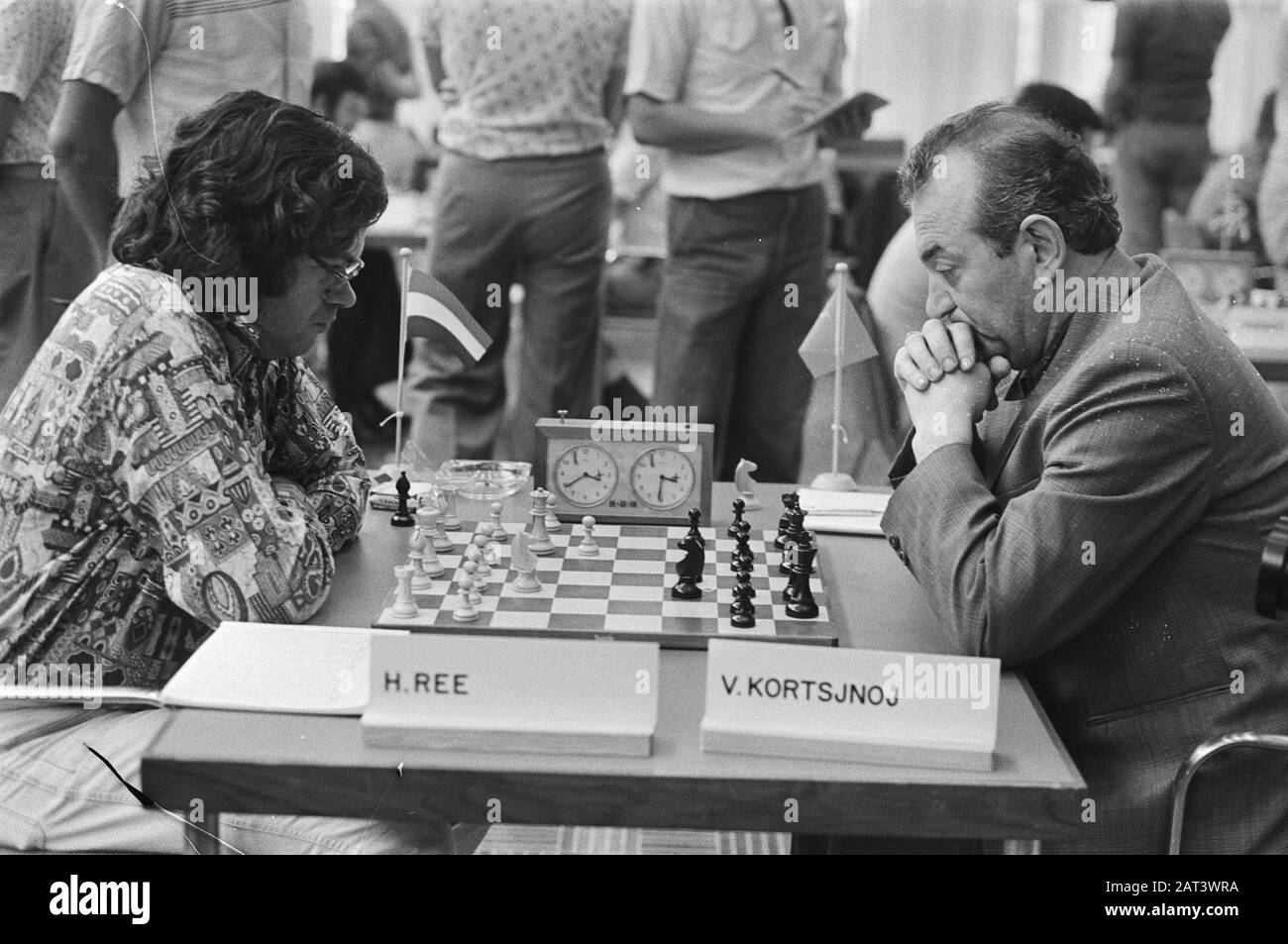 IBM Chess Tournament, First Round Victor Korchnoy, Ree Against Korchnoy ...