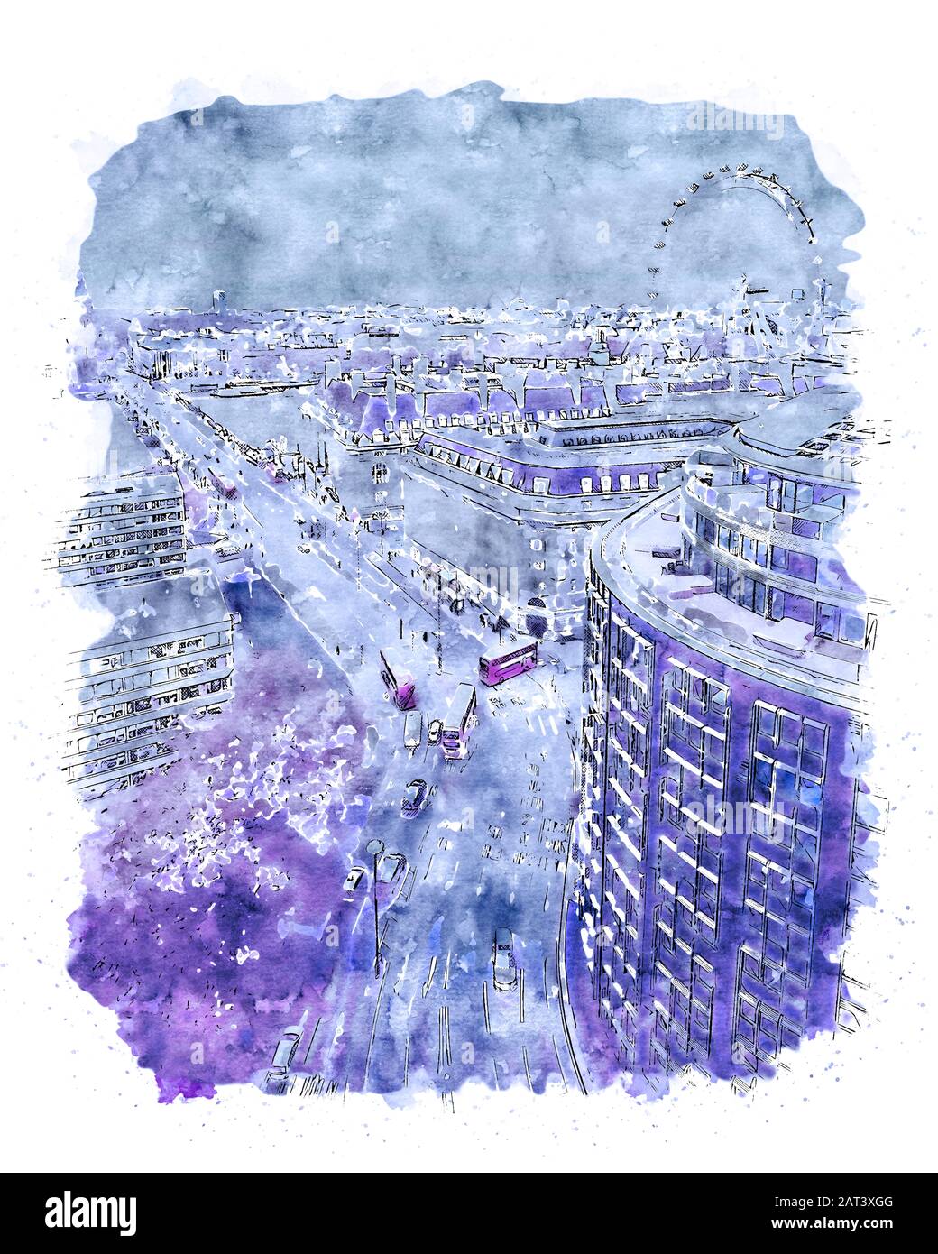 London river landscape Cut Out Stock Images & Pictures - Alamy