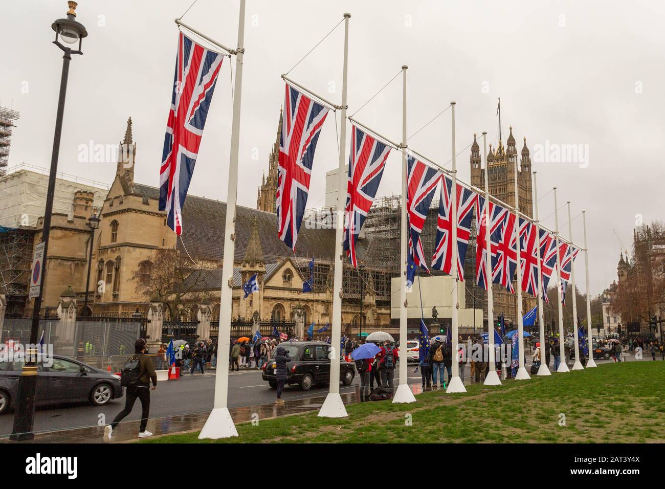 Westminster, UK. 30th Jan, 2020. As the UK prepares to leave the EU ...