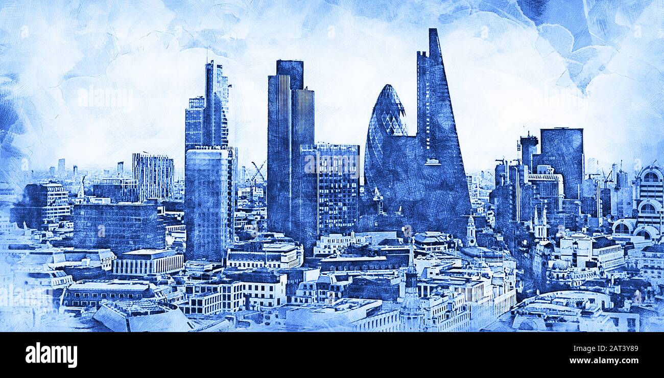 London streets landscape hi-res stock photography and images - Alamy