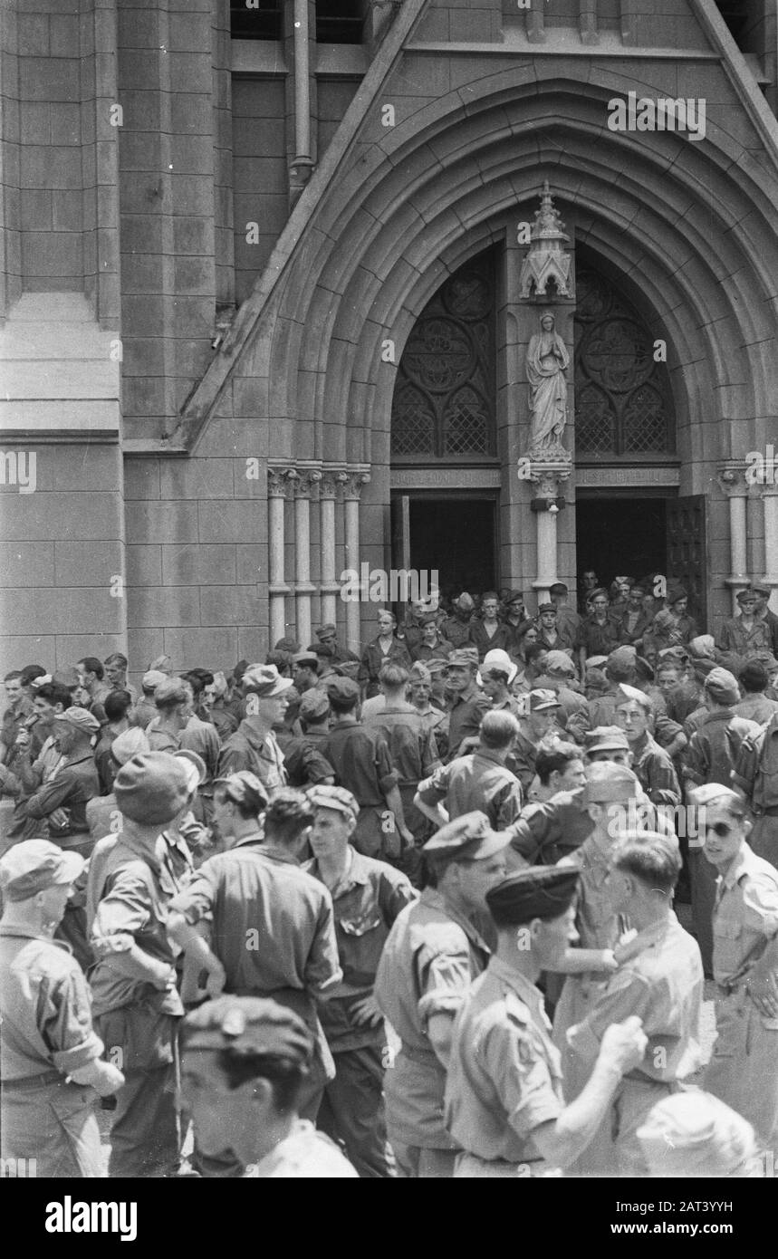 Requiemmis for fallen in Batavia Cathedral In the cathedral at ...