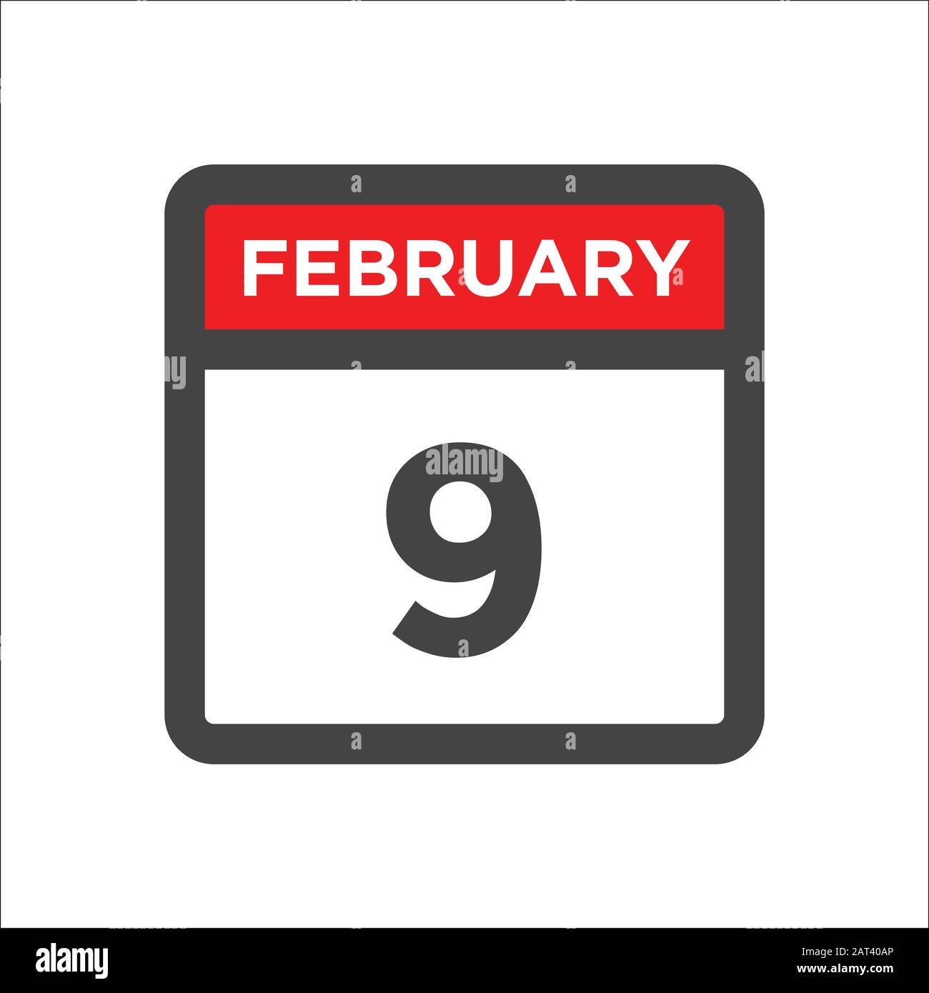 9 february 2023 Stock Vector Images - Alamy