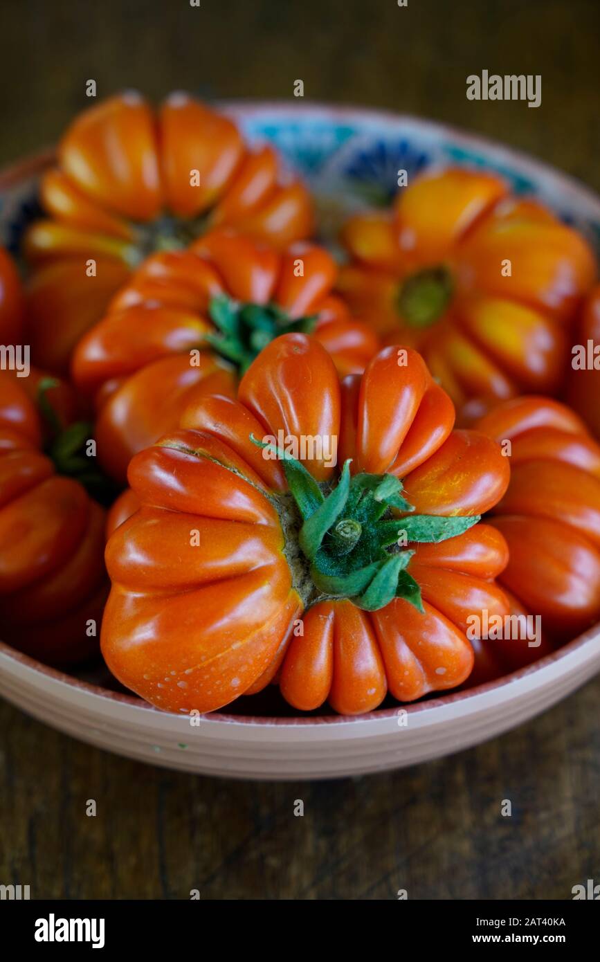 Organic fresh tomatoes, Umbria, Italy, Europe Stock Photo - Alamy