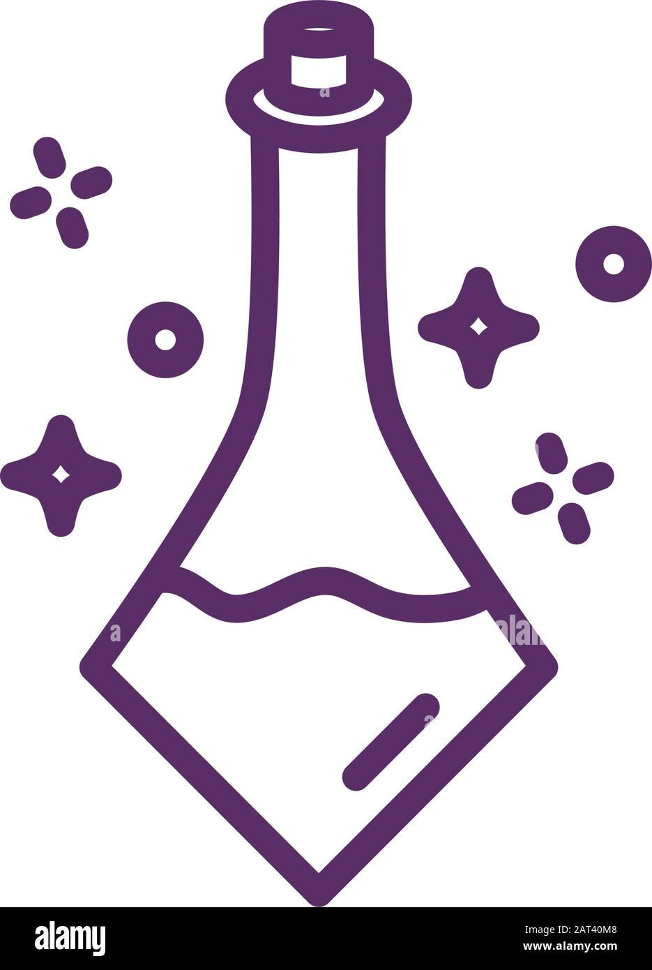 spell magic sorcery isolated icon Stock Vector Image & Art - Alamy