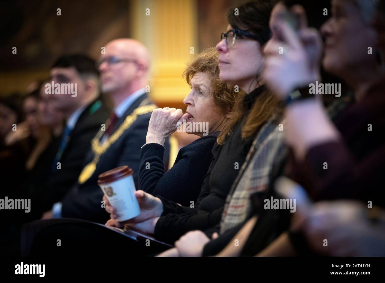 Holocaust survivor Janine Webber during the 'Stand Together' Glasgow ...